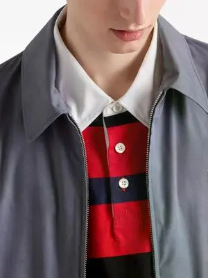 Prada Technical Cotton Zipper Blouson Jacket