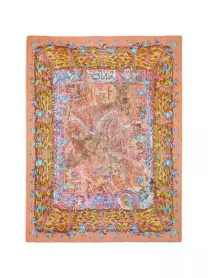 Faliero Sarti X Paolo Fuimi Roma Scarf - Orange