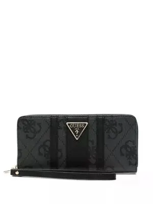 Guess Monogram-pattern Wallet - Grey