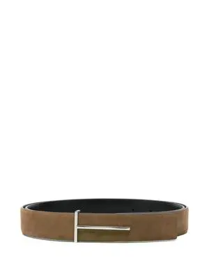 TOM FORD T-buckle Belt - Brown