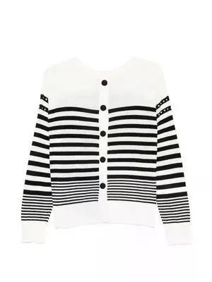 Liu Jo Striped Embellished Sweater