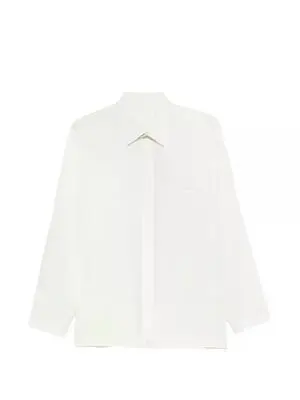 Issey Miyake Long-sleeve Boxy Shirt - Green