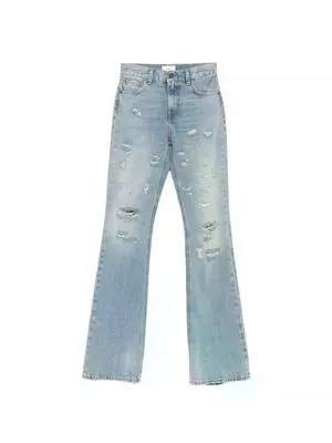 HAIKURE Flora Broken Celestial Ripped Jeans - Blue