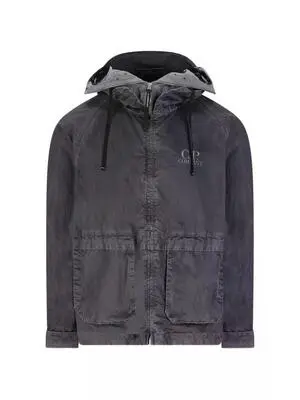 C.P. COMPANY Hooded Pocket Jacket - Black