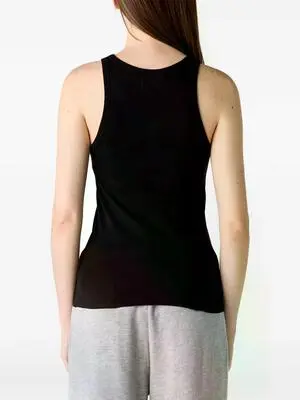 Eterne High Neck Fitted Tank Top