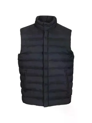 Herno Quilted Padded Gilet - Blue