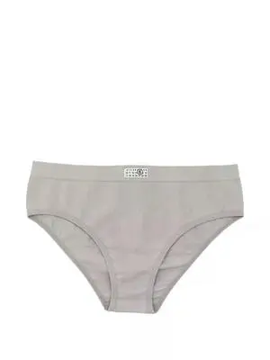 MAISON MARGIELA Logo-patch Brief - Grey