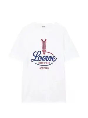 Loewe Logo-print T-shirt - White