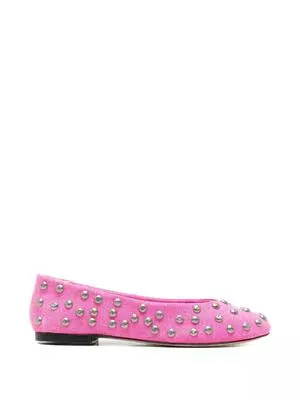 Gimaguas Studded Ballet Flats - Pink