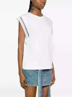 TWINSET Lace-trimmed T-shirt
