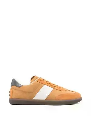 TOD'S Stripe-detail Sneakers - Orange