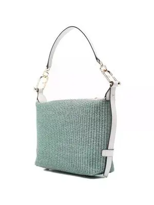 Furla Woven Strap Shoulder Bag - Green