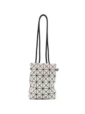 Issey Miyake Geometric-panel Shoulder Bag - Neutrals