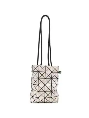 Issey Miyake Geometric-panel Shoulder Bag - Neutrals