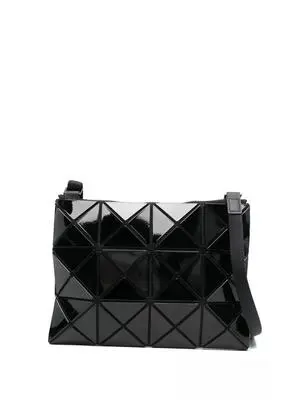 Issey Miyake Lucent Geometric Shoulder Bag - Black