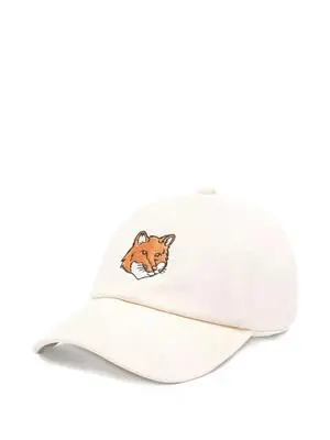 Maison Kitsuné Fox-embroidered Baseball Cap - Neutrals