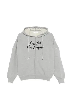 Gimaguas Printed Zip Up Hoodie