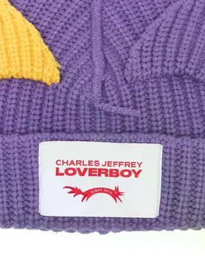 CHARLES JEFFREY Chunky Ears Logo-patch Beanie Hat