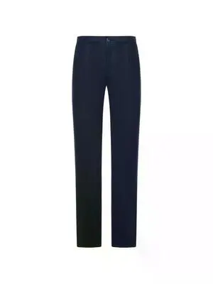Kiton Elasticated Trousers - Blue