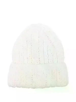 CHARLES JEFFREY Chubby Logo-patch Beanie Hat
