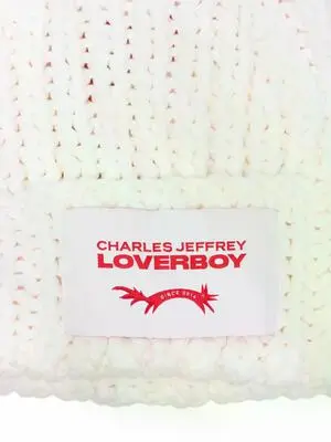 CHARLES JEFFREY Chubby Logo-patch Beanie Hat