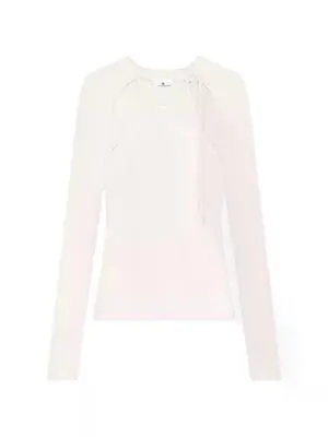 COURREGES Long-sleeve T-shirt - White