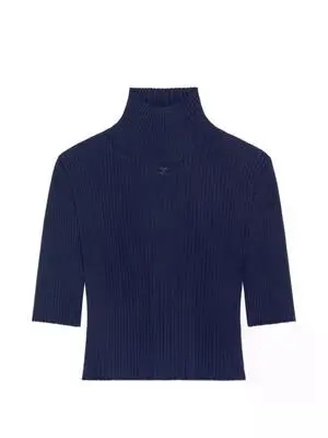 COURREGES Logo-Detail Cropped Top