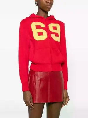 Gimaguas Number Hooded Cardigan