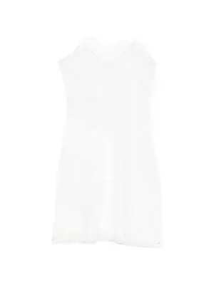 Gimaguas Beatrice Lace-trim Mini Dress - White