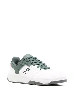 On The Roger Perforated-detail Sneakers - White