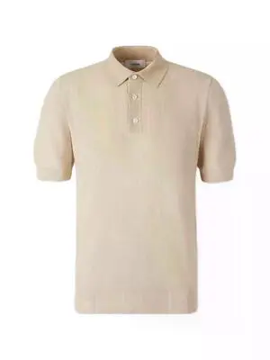LARDINI Cotton Polo Shirt - Neutrals