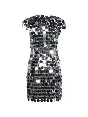 Rabanne Mirror-effect Mini Dress