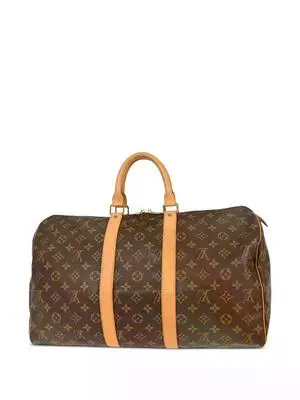 LOUIS VUITTON 2004 Monogram Keepall Duffle Tote Bag