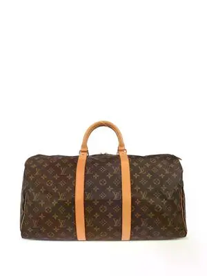 LOUIS VUITTON 1997 Keepall 50 Duffle Bag - Brown