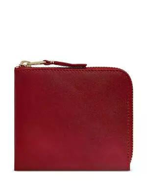 Comme Des Garçons Zip Leather Wallet - Red