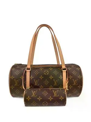 LOUIS VUITTON 2009 Papillon 30 Tote Bag - Brown
