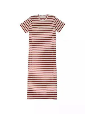 JIL SANDER Striped Maxi Dress - Neutrals