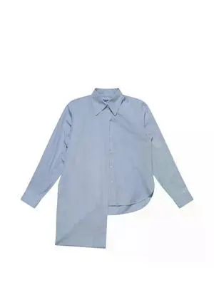 LITKOVSKA Asymmetric Striped Shirt - Blue