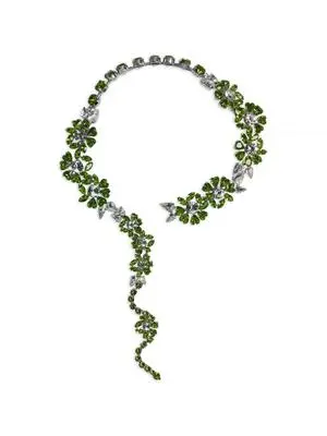 Simone Rocha Floral Pendant Necklace - Silver