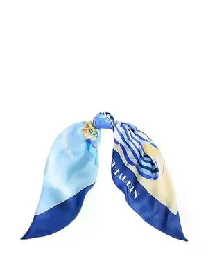 Ralph Lauren Print Scarf - Blue