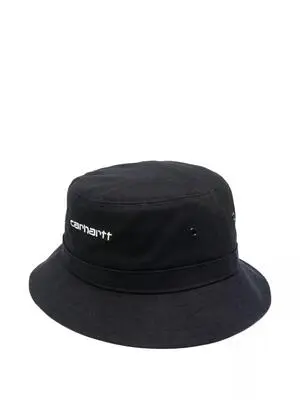 Carhartt Work In Progress Embroidered Logo Bucket Hat - Black