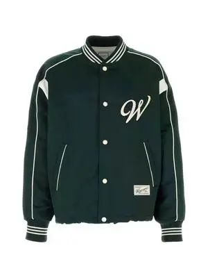 WOOYOUNGMI Logo Bomber Jacket - Green