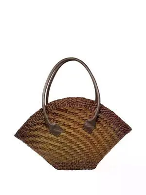 SENSI STUDIO Thick Weave Shoulder Bag - Brown