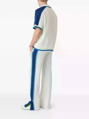 Casablanca Side-stripe Knitted Trousers