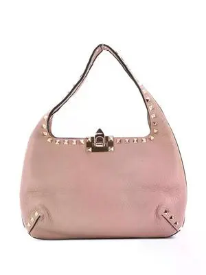 Valentino Garavani Rockstud Flip Lock Small Hobo Bag