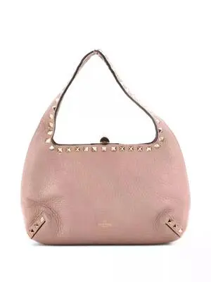 Valentino Garavani Rockstud Flip Lock Small Hobo Bag