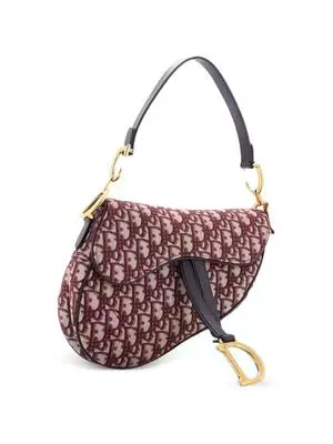 Dior Saddle Oblique Canvas Shoulder Bag