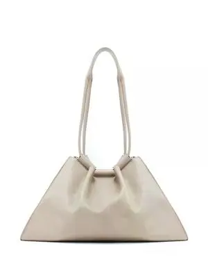 Giorgio Armani Gathered-detail Leather Shoulder Bag