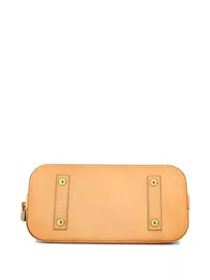 LOUIS VUITTON Alma Handbag Limited Edition Patches Monogram Canvas Pm Satchel - Brown