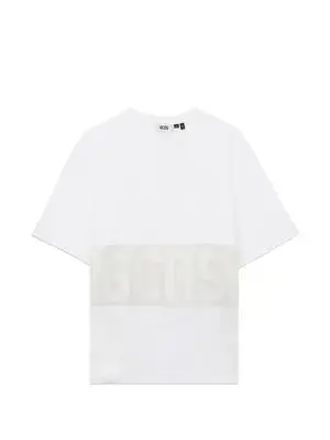 Gcds Logo Band T-shirt - White